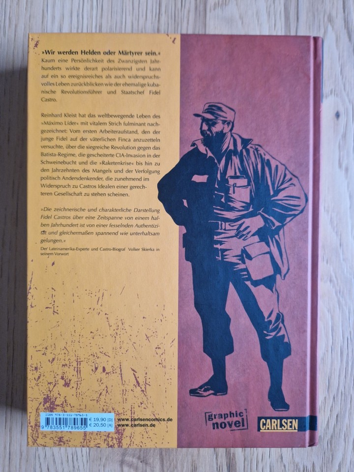 Castro -- Reinhard Kleist -- Hardcover -- 1.Auflage -- Carlsen Comic ...