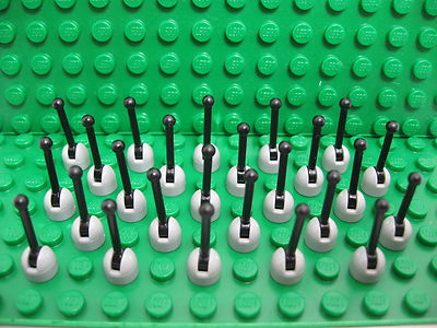 LEGO light grey / black lever gear shift x LOT 50 / NEW | eBay