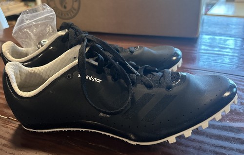 ADIDAS SPRINTSTAR TRACK SPIKES TRACK FIELD CLEATS MENS 6.5 Black w ...