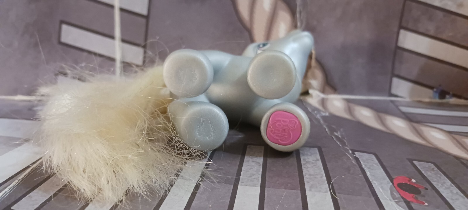 G3 Hasbro MLP My Little Pony blue MOONDANCER Vtg 2002 Moon Stars Figure ...