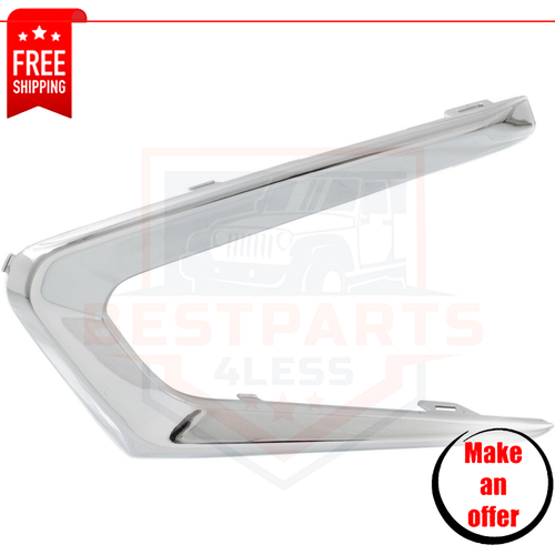 Front Bumper Trim 23478376 chrome right side for 2016-2018 Chevrolet ...