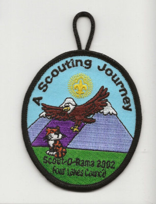 FOUR LAKES COUNCIL / 2002 SCOUT o RAMA CAMP patch - Cub Boy Scout BSA ...