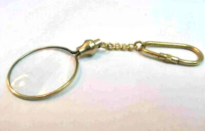 Brass Magnifying Glass Vintage Magnifier With Keychain gifts | eBay
