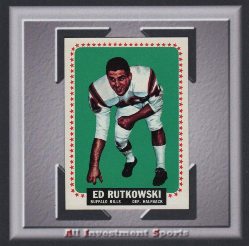 1964 Topps ED RUTKOWSKI #35 NM-MT+ **Buffalo Bills** TD89 | eBay