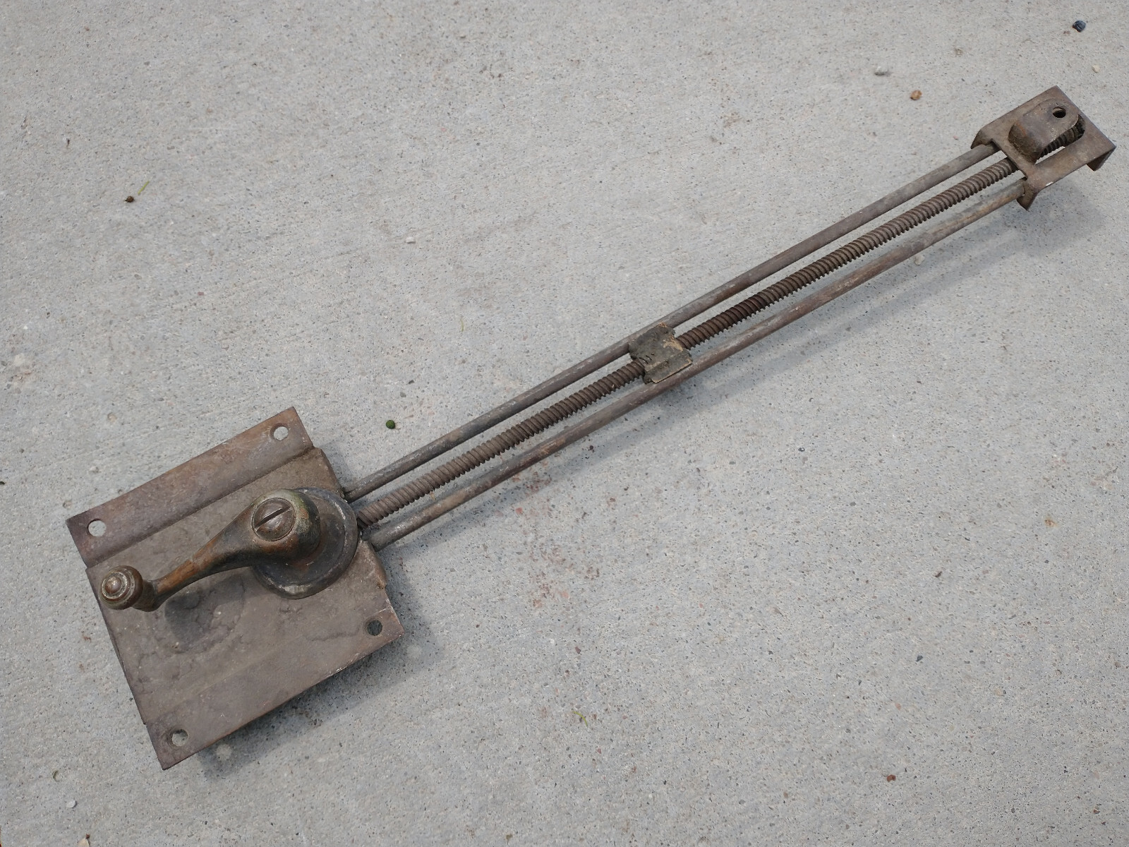 vintage auto window regulator crank, brass handle | eBay