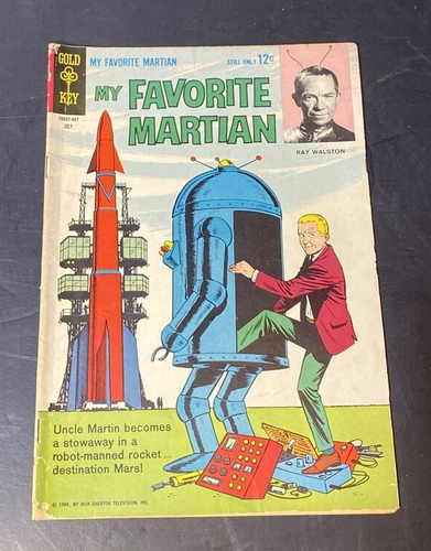 MY FAVORITE MARTIAN #2 - DAN SPIEGLE ART & COVER - GOLD KEY COMICS/1964 ...