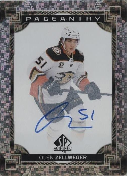 2024-25 Sp Authentic - Pageantry Rookies Olen Zellweger, Olen Zellweger ...