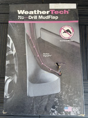WeatherTech No Drill Mudflaps 120056 | eBay