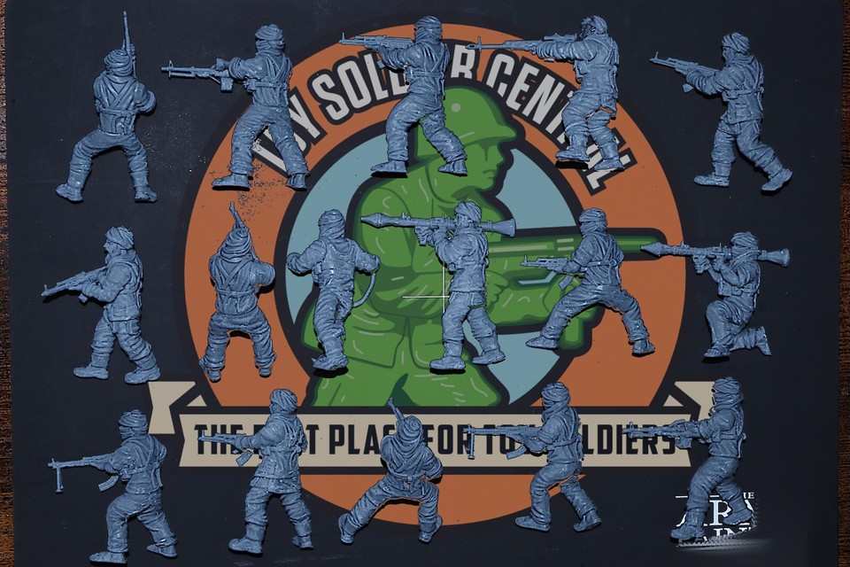 Modern Toy Soldiers - Arabic Insurgent Taliban Army Men - 54mm - 1:32 ...