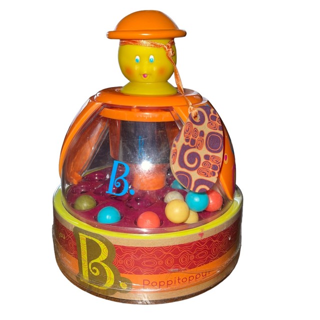 B. Toys Poppitoppy Ball Popper Toy Tumble Top Spinning for Toddlers 1 ...