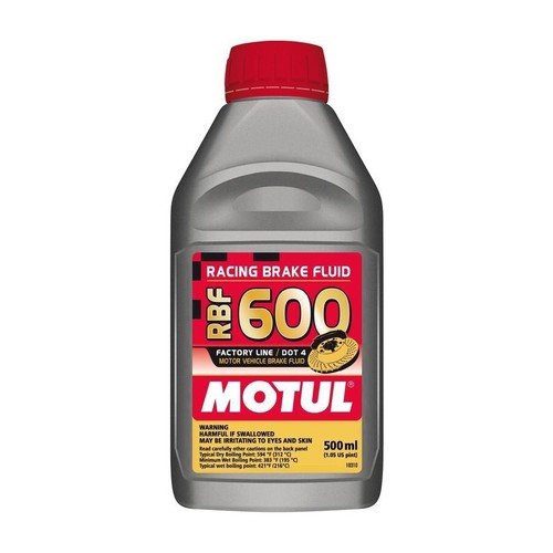 Motul RBF 600 Racing Brake Fluid - .5 Liter 8069HC / 100949 ...
