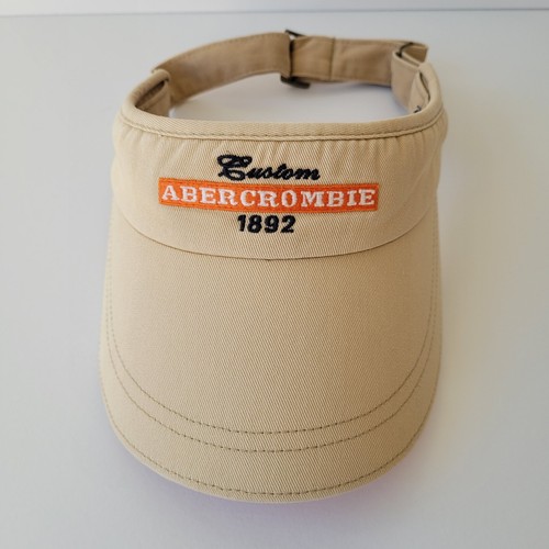 Vintage Abercrombie & Fitch Custom 1892 Adjustable Strap Visor Hat ...