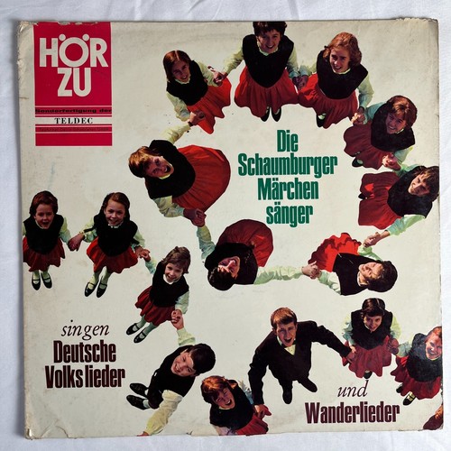 SCHAUMBURG FAIRY TALE SINGERS Sing German Folk Songs 1965 Vinyl LP HOR ...