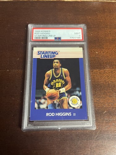 1988 Kenner Starting Lineup Rod Higgins PSA 9 MINT Rare Card Warriors ...