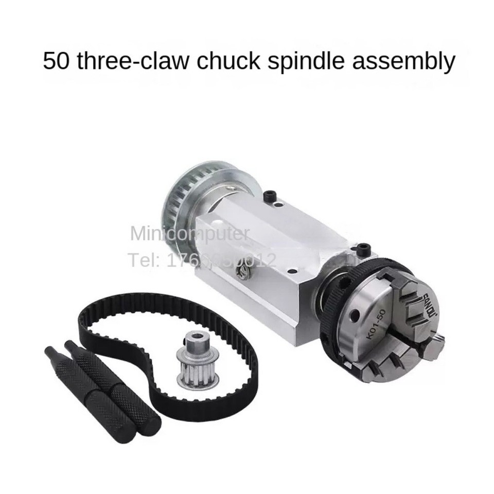 50/63 Micro Lathe Woodworking Beading Machine Spindle Assembly Rotary ...