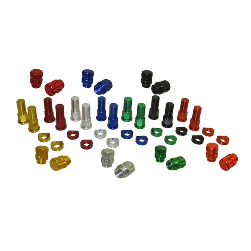 CNC Tire Valve Cap Rim Lock Nut Covers For Pit MX Dirt Bike Off Road ...