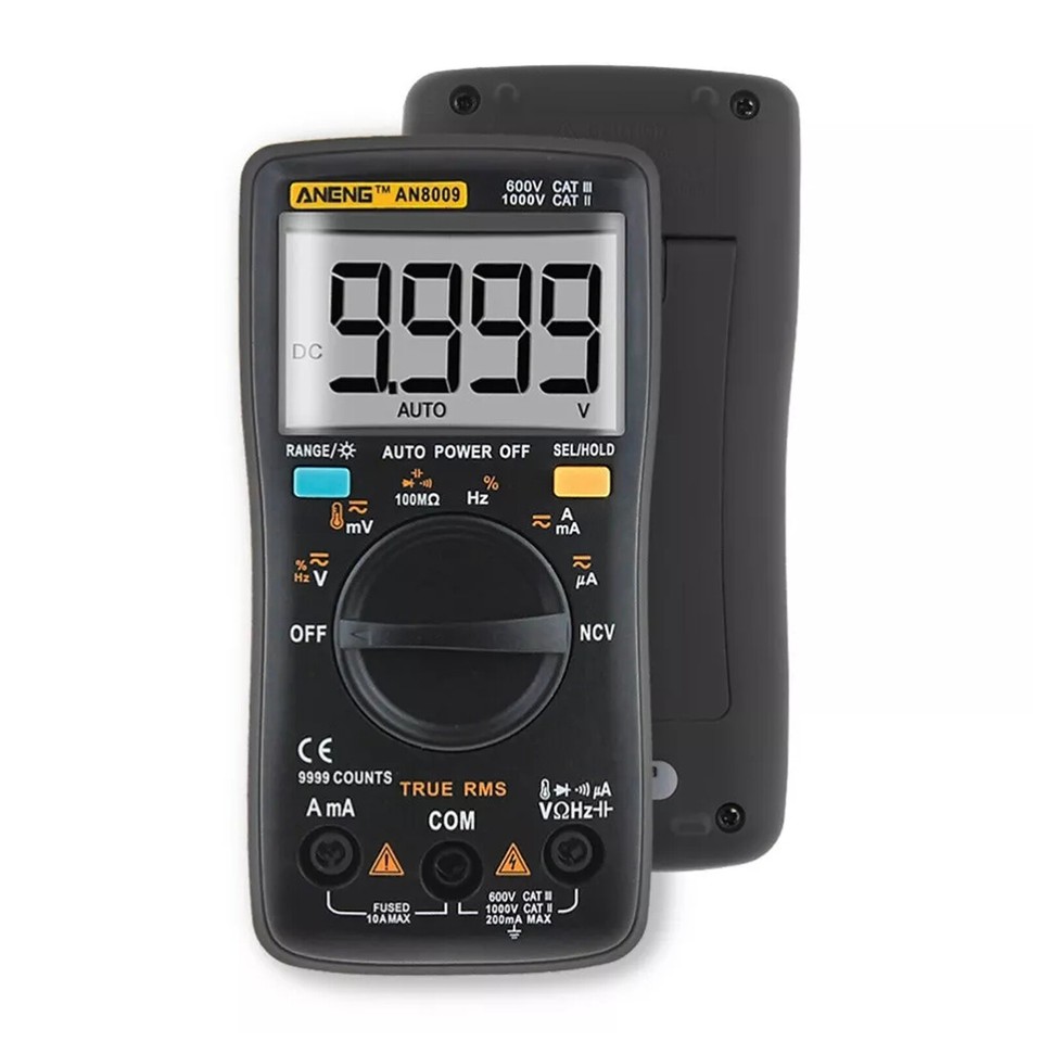 AN8009 New Mini Auto Range Digital Multimeter Digital LCD Multimeter ...