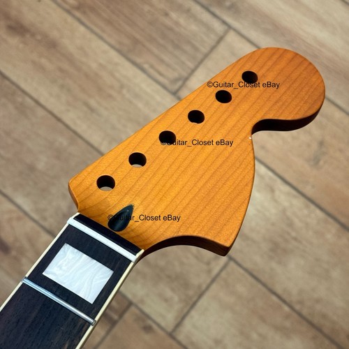 Deluxe Roasted Maple Jazzmaster Stainless Rosewood Neck Fits Strat ...