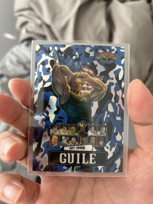 Street Fighter 2: Champion Edition PSA Promo guile Blue Camo Parallel ...