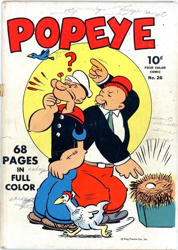 Dell Four-Color #26, POPEYE (1939!) GOLDEN AGE! RARE!! NO RESERVE!! | eBay
