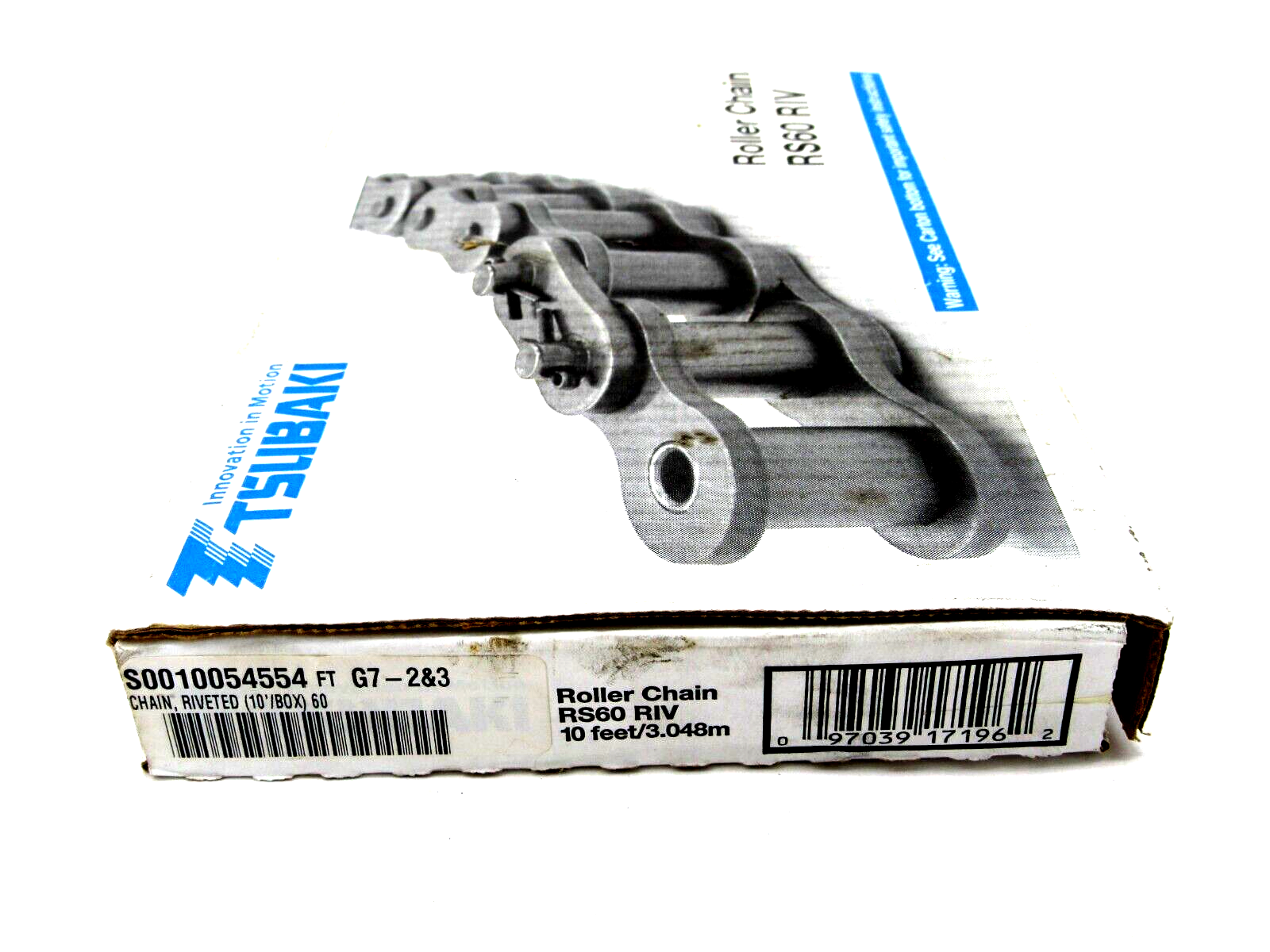 Tsubaki Chain Co. RS60-2-RP-U Roller Chain 10' 160 Links FNFP for sale ...