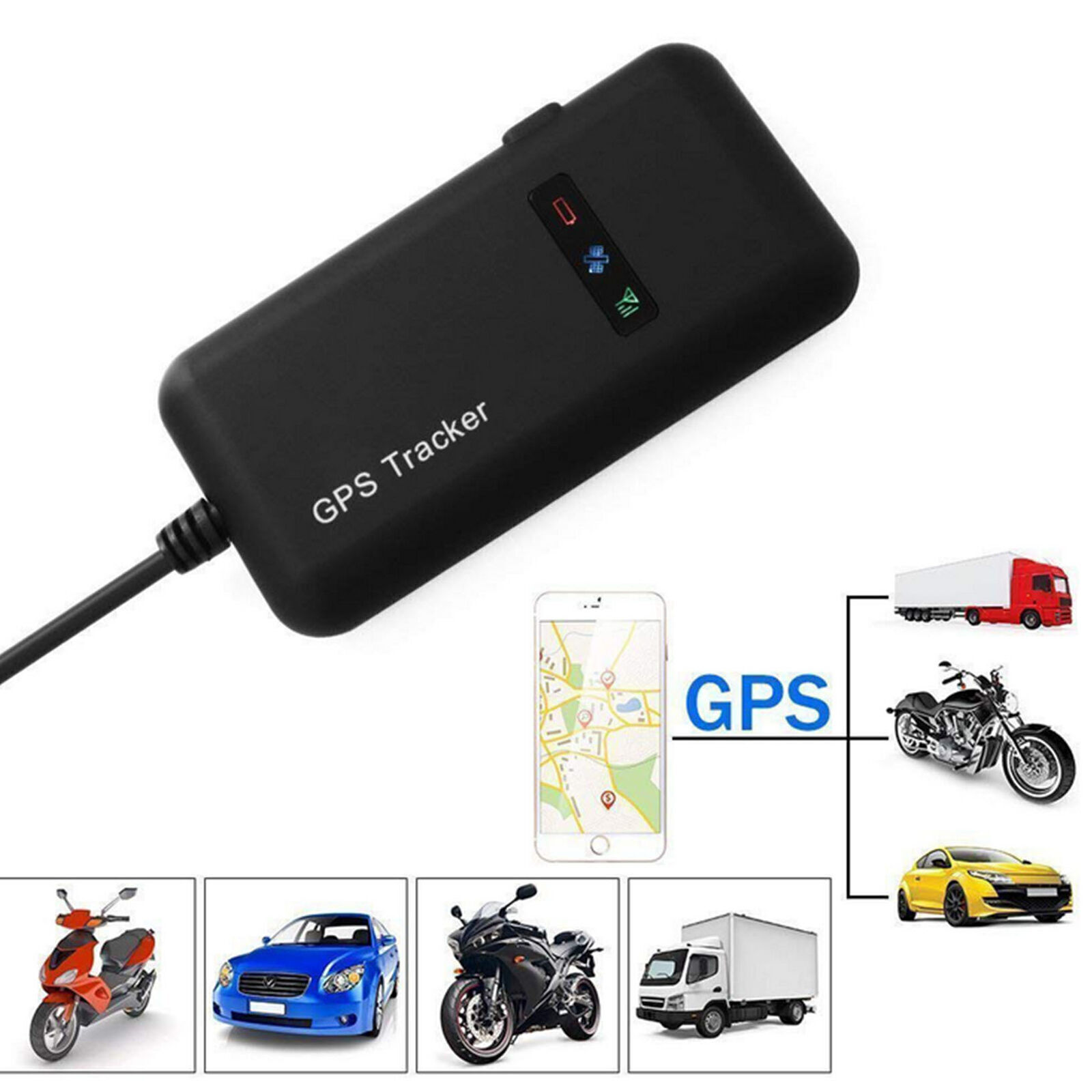 1PC GT02/TK110 GSM/GPRS/GPS finder Car Bike Real Time Location Finding ...