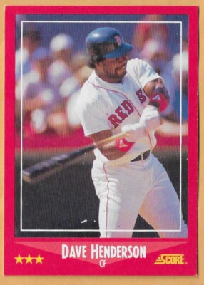 DAVE HENDERSON SAN FRANCISCO GIANTS #228 - SCORE NM-MT 1988 | eBay