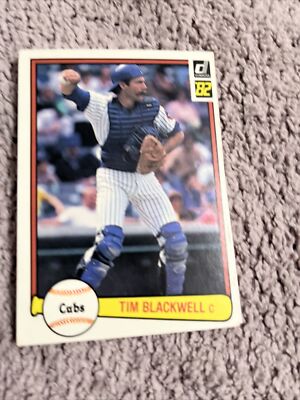 1982 Donruss Baseball Card #99 Tim Blackwell | eBay