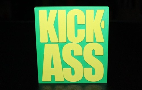 Kick-Ass 3D printed Logo Sign Wall Desk Shelf Art | eBay