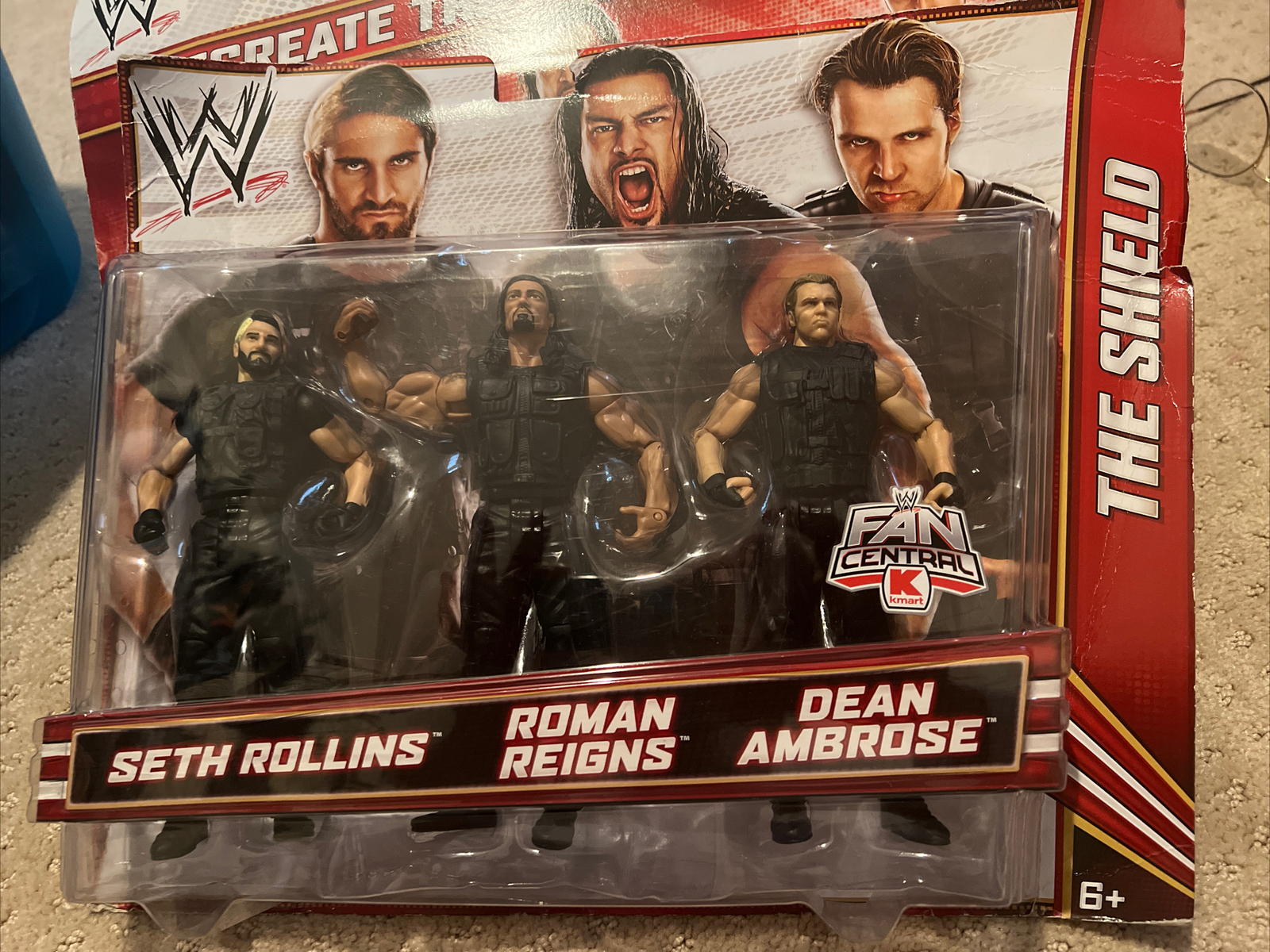 Wwe The Shield Seth Rollins Roman Reigns Dean Ambrose Exclusive 3 Pack