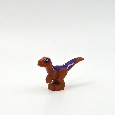 LEGO Baby Raptor Dinosaur Jurassic World Purple Stripe | eBay