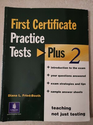 First Certificate Practice Tests Plus 2 LONGMAN | eBay