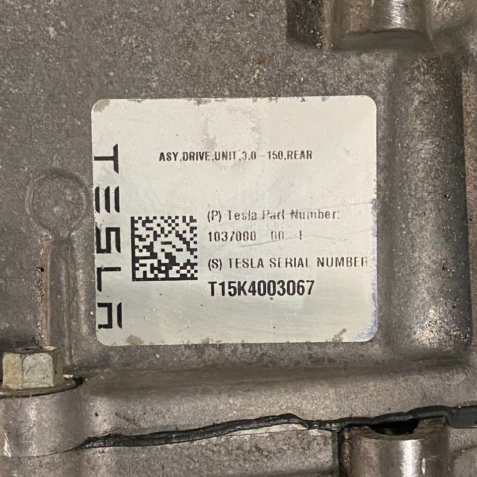2015 Tesla Model S 85D AWD Rear Drive Unit Engine Electric Motor OEM ...