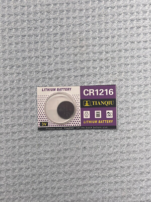 1 Pack CR1216 1216 Lithium 3v Battery KEYLESS FOB TOYS DEVICE US Free ...