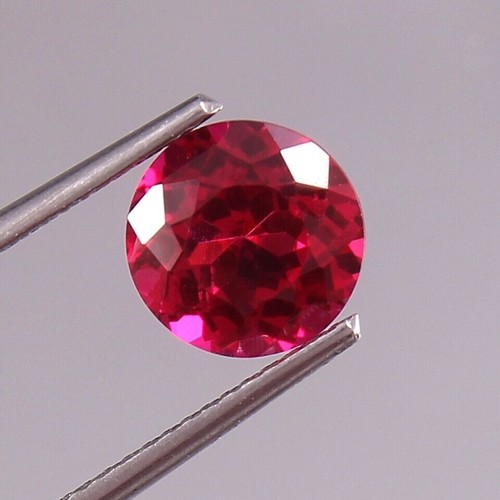 11X11mm Certified Natural Mozambique Blood Red Ruby Round Loose ...