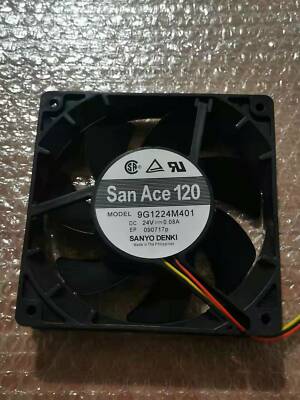 SAN ACE 120 9G1224M401 DC24V 12CM 12025 inverter double ball chassis | eBay
