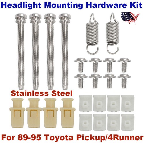 Headlight Mounting Hardware Kit For 1989-95 Toyota Pickup / 4Runner 81195-89101 | eBay
