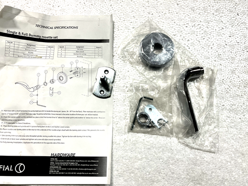 Cifial 893.851.625.SDR Polished Cr Single Dummy R-Handed Door Handle ...