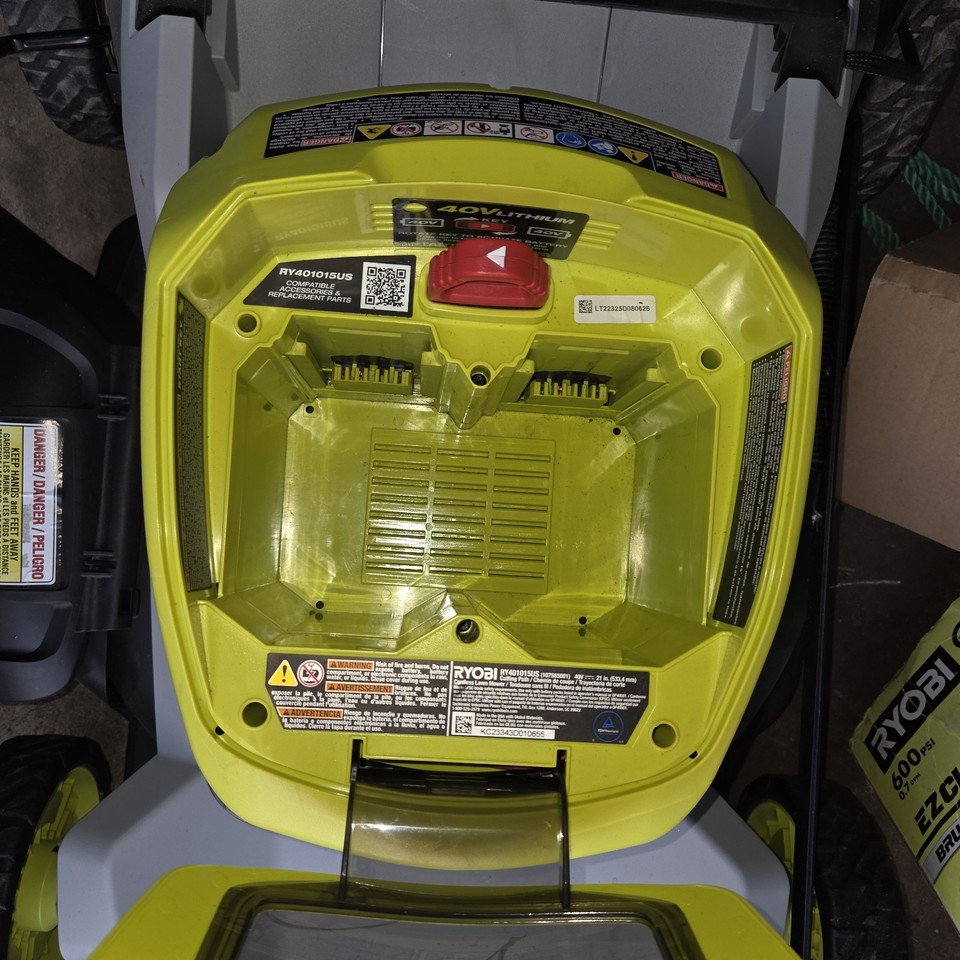 Ryobi 40V HP Brushless 21" Dual-Blade SMART TREK Self-Propelled DAMAGE READ | eBay