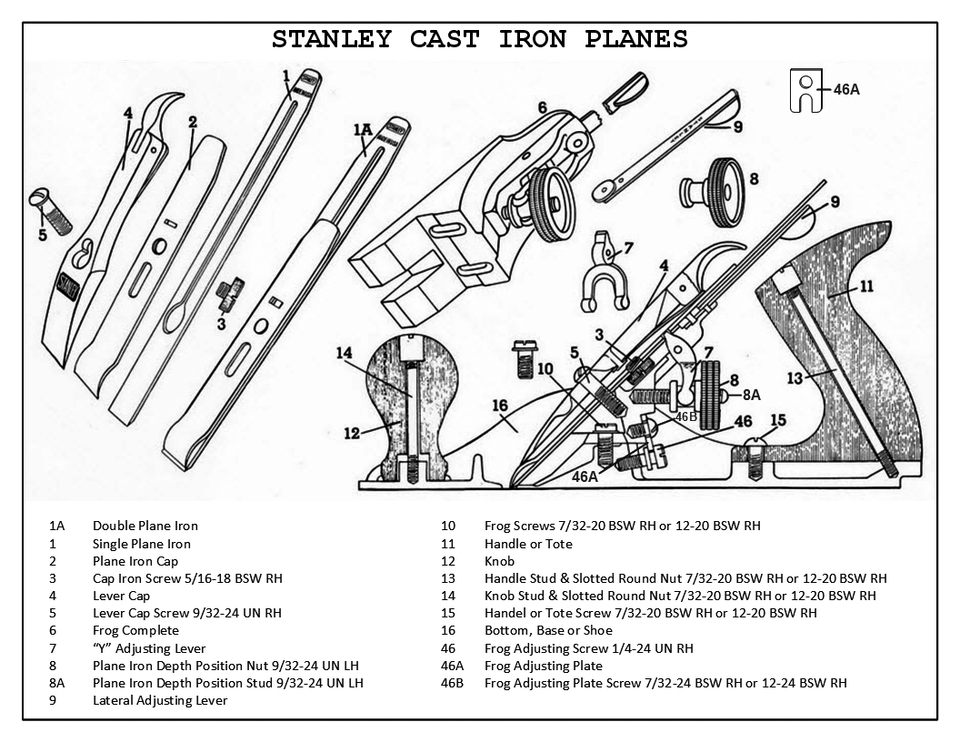 Complete 30 Piece Tap & Die Set -- Stanley Plane Restoration Tools | eBay