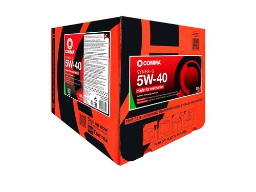 COMMA SYNBIB20L Engine Oil Syner-G 5W-40 20L 20 Litre ACEA A3/B4 Fully ...