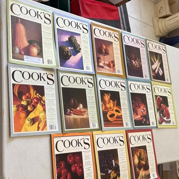 Vintage 1990s Cooks Illustrated cooking magazine lot | eBay