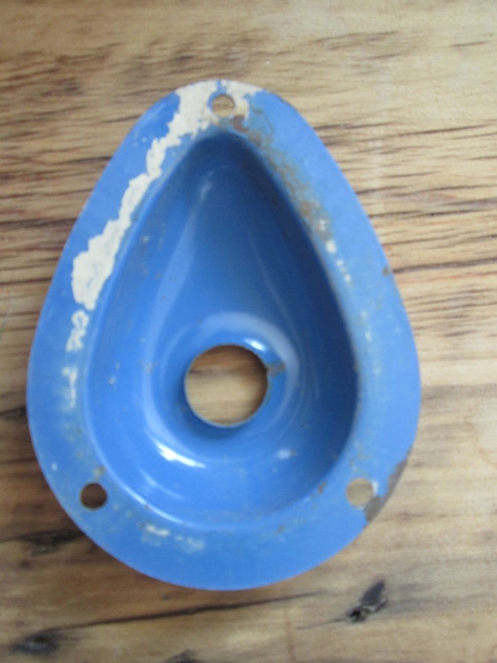 Vintage Taylor Tot X Blue Metal Replacement Part Base Plate for Handle ...