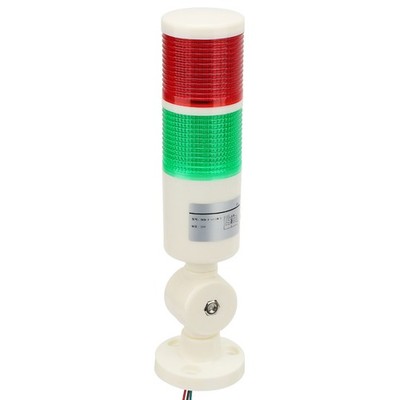 24VDC Red /Green CNC Machine Warning LED Indicator Alarm Signal Light ...
