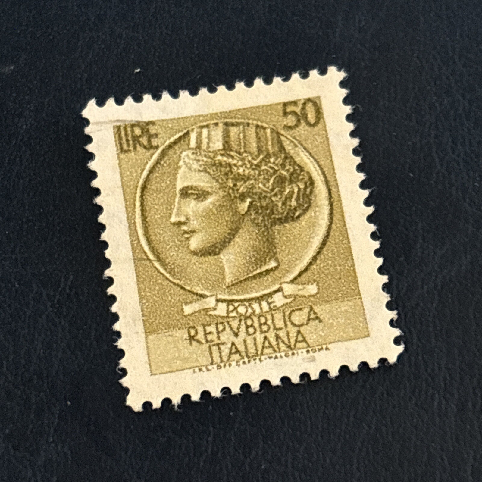Repubblica italiana Rare Italian Stamps 1954 50 Lire NM | eBay