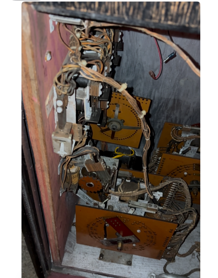 RARE 1959 Games Inc Vintage Twin Wildcats Coin Op Slot Machine Arcade ...