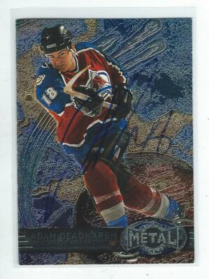 Adam Deadmarsh Signed 1996/97 Fleer Metal Universe Card #30 | eBay