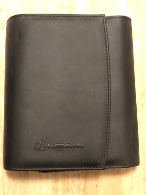 Lexus OEM Genuine Owner's Manual Leather Case Bag Paperwork Storage ...