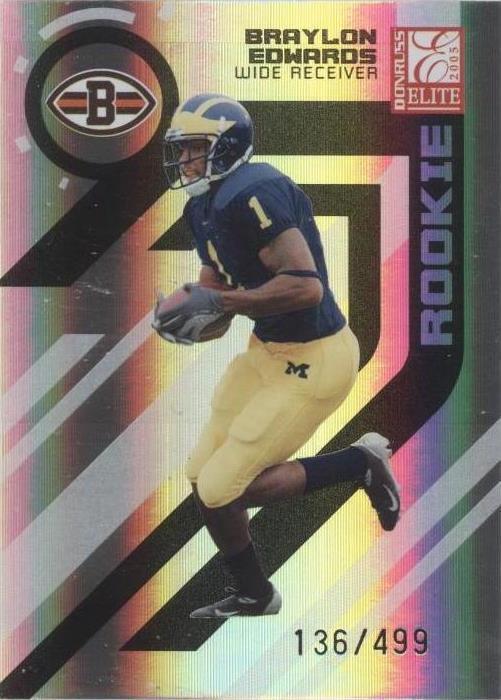 2005 Donruss Elite - Rookie Braylon Edwards #113 /499 (RC) for sale ...