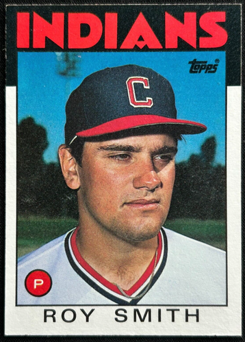 1986 TOPPS #9 ROY SMITH Cleveland Indians MLB baseball card NM/MT | eBay